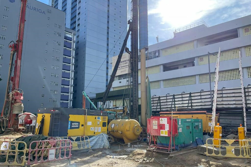 French foundation – professional contractor for Rock Socketed H-piles