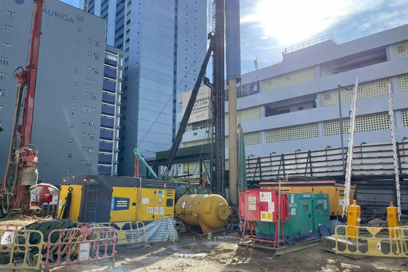 French foundation – professional contractor for Rock Socketed H-piles