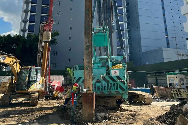 French foundation – professional contractor for Rock Socketed H-piles
