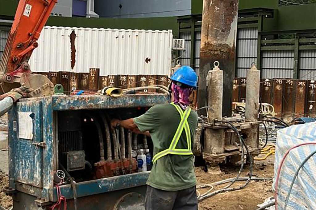 French foundation – professional contractor for Rock Socketed H-piles